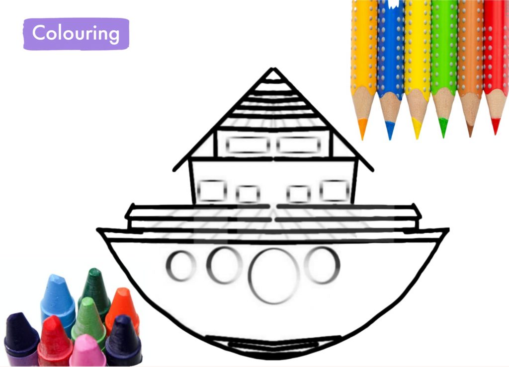 Colour the Ark - Small Steps to Allah