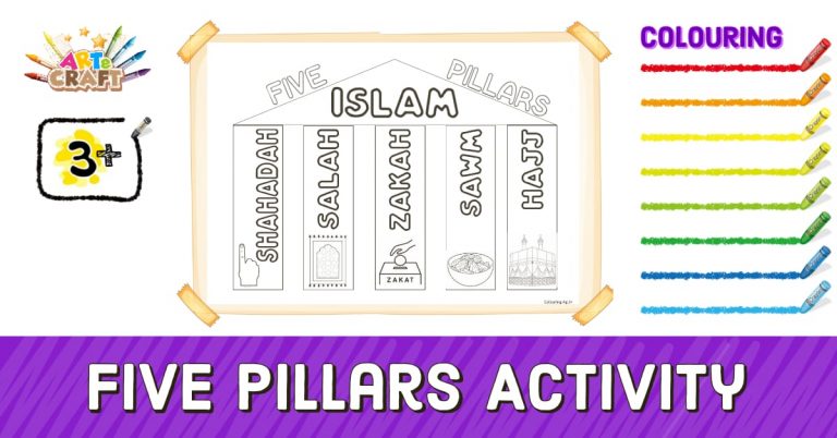 5 Pillars of Islam Activity 3+ - Small Steps to Allah