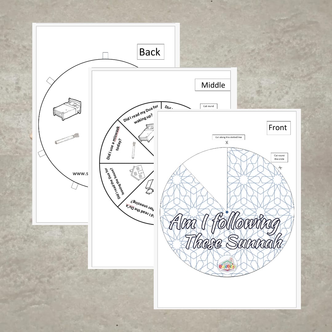My Sunnah Wheel – Small Steps to Allah
