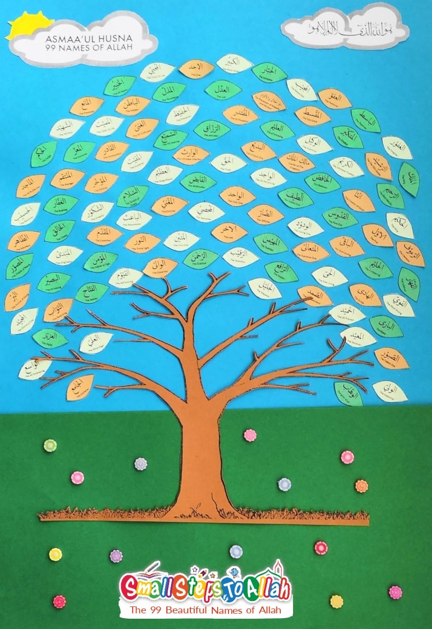 99 Names of Allah Activity - Small Steps to Allah