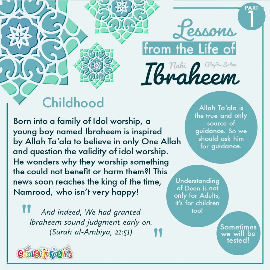 Lessons from the Life of Ibraheem A.S - Small Steps to Allah