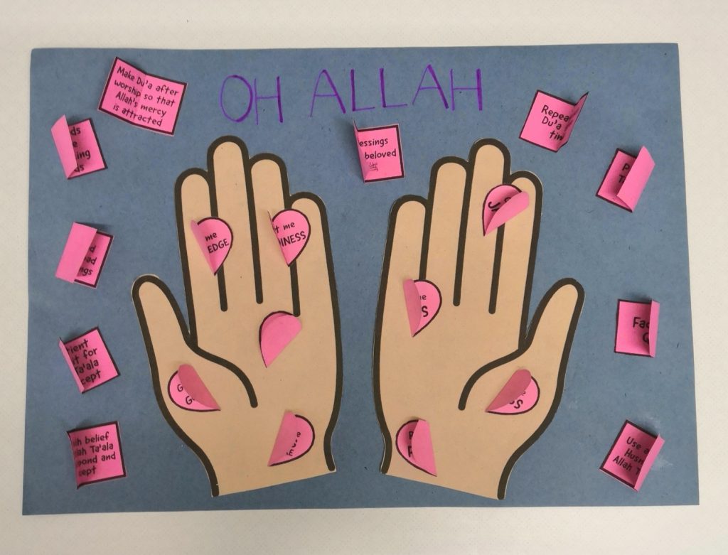 37. Weekend Activity - Du'a Hands Activity - Small Steps to Allah